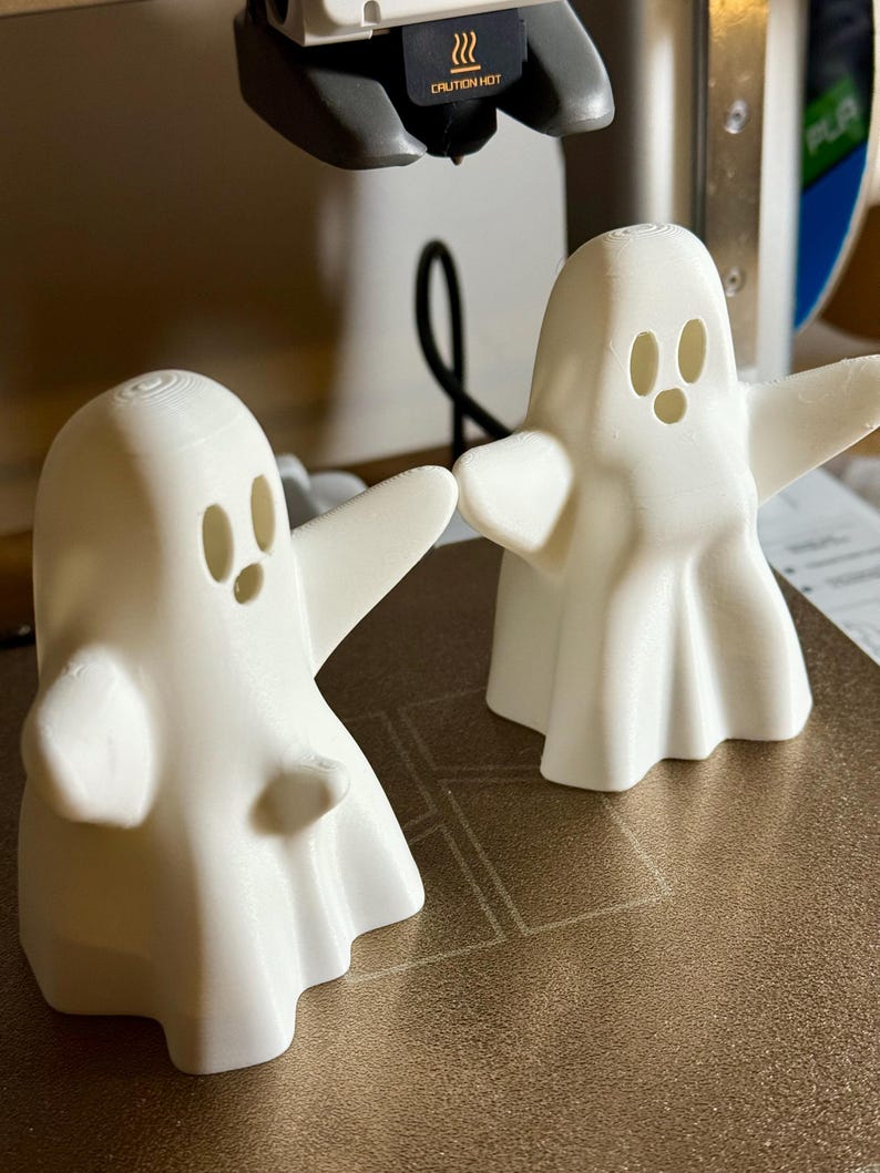Diddler the Happy Ghost & His Wife STL 3D Print File Halloween Adult ...