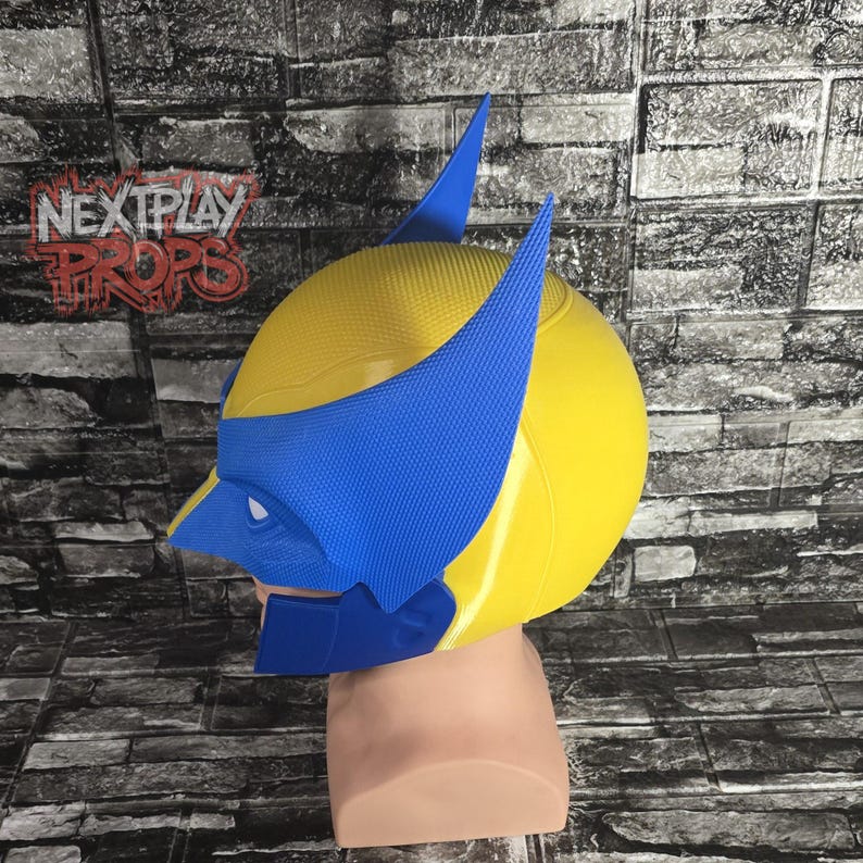 Wolverine 3D Printed Cosplay Helmet With Magnetic Connections and ...