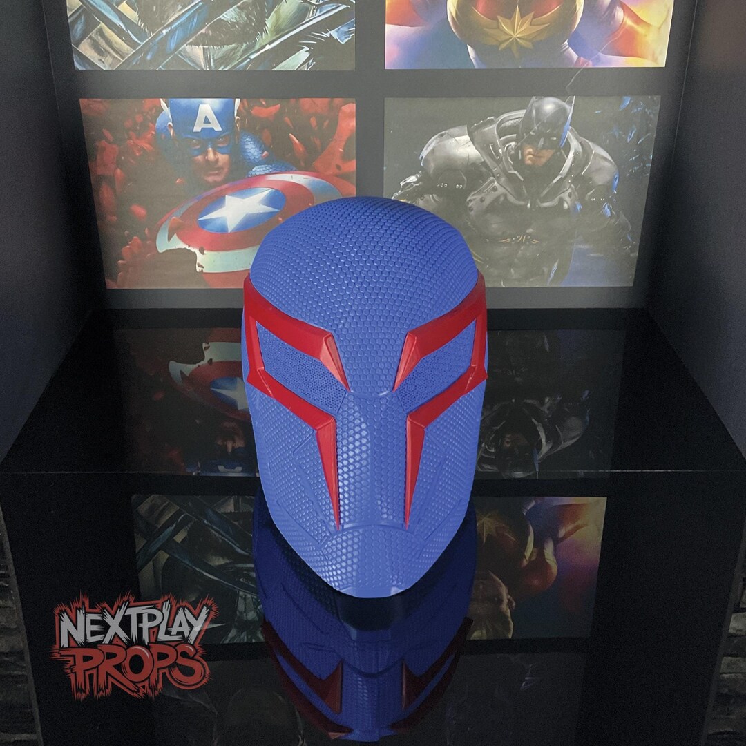 Spider-man 2099 3D Printed Helmet Spiderman 2099 Magnet-connected ...