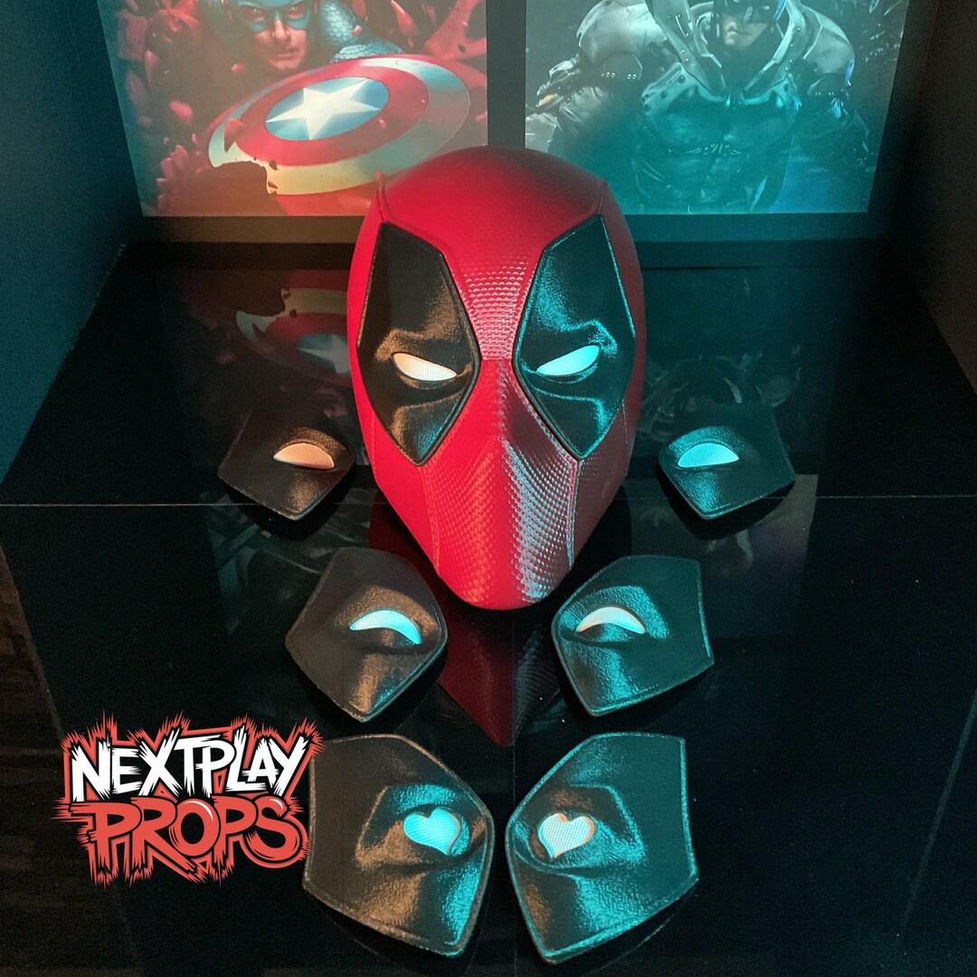Deadpool Mask Decoration, Deadpool Mask 3d Print Magnet for Kids and ...
