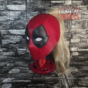 Ladypool Mask With Magnetic Connections Lady Deadpool Cosplay Helmet ...