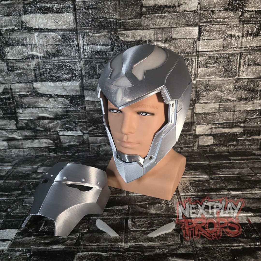 Infamous Dr. Doom Cosplay Helmet 3D Printed PLA Mask Magnetic ...