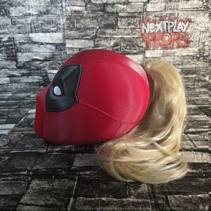 Ladypool Mask With Magnetic Connections Lady Deadpool Cosplay Helmet ...
