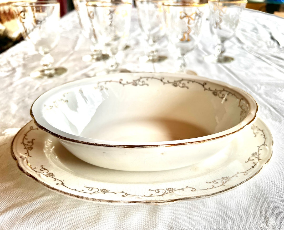 Antique KTAK & Co Knowles Taylor and Knowles Semi Vitreous Porcelain ...