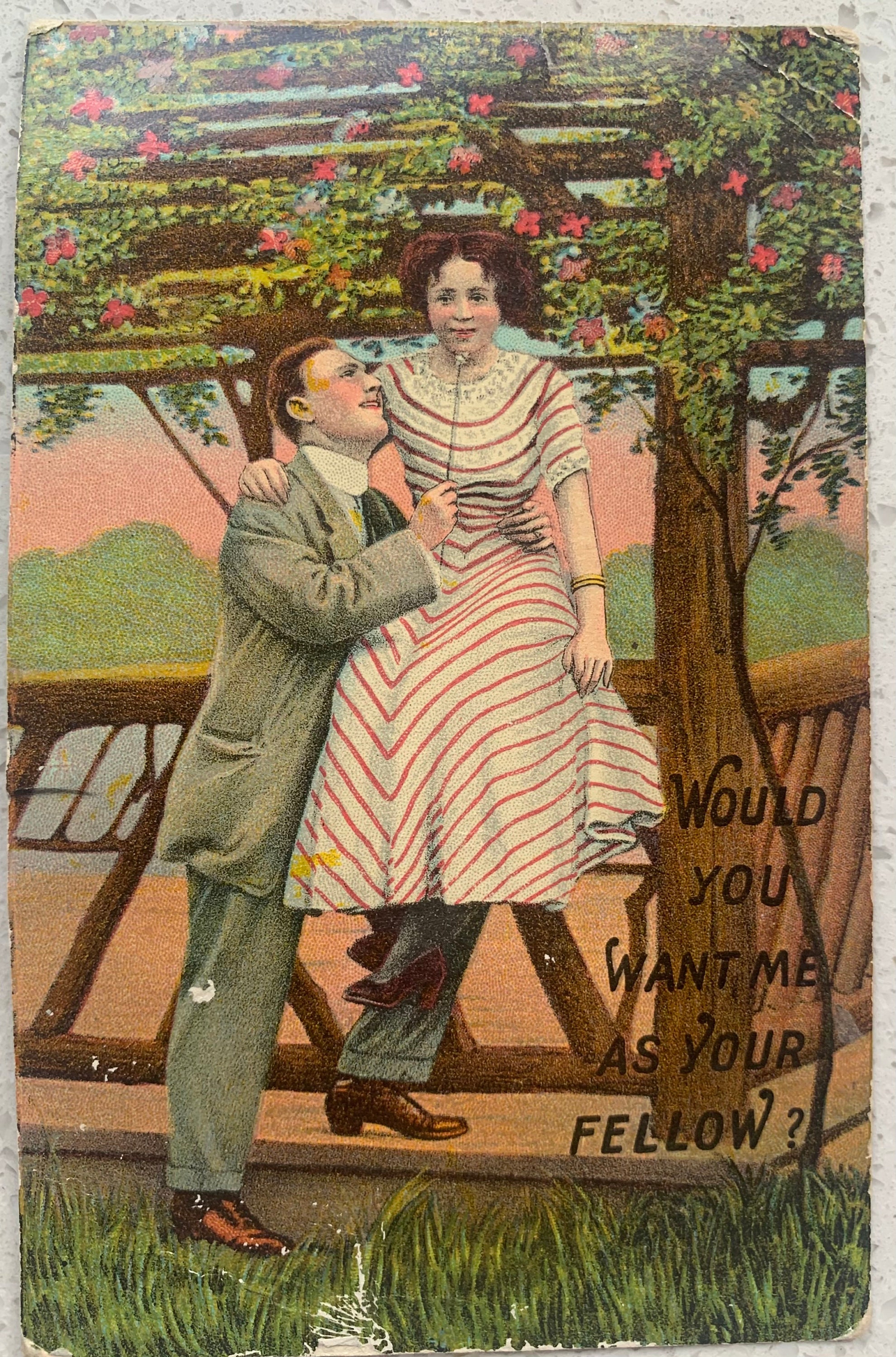Antique Post Card Proposal Vintage Color - Etsy