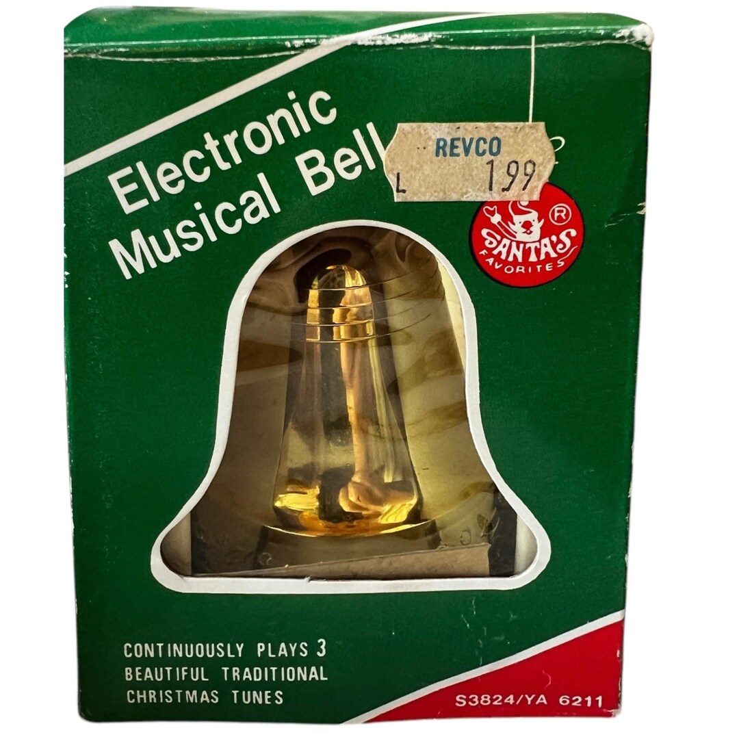 Electronic Musical Bell Plays Christmas Tunes by Santas Favorites ...
