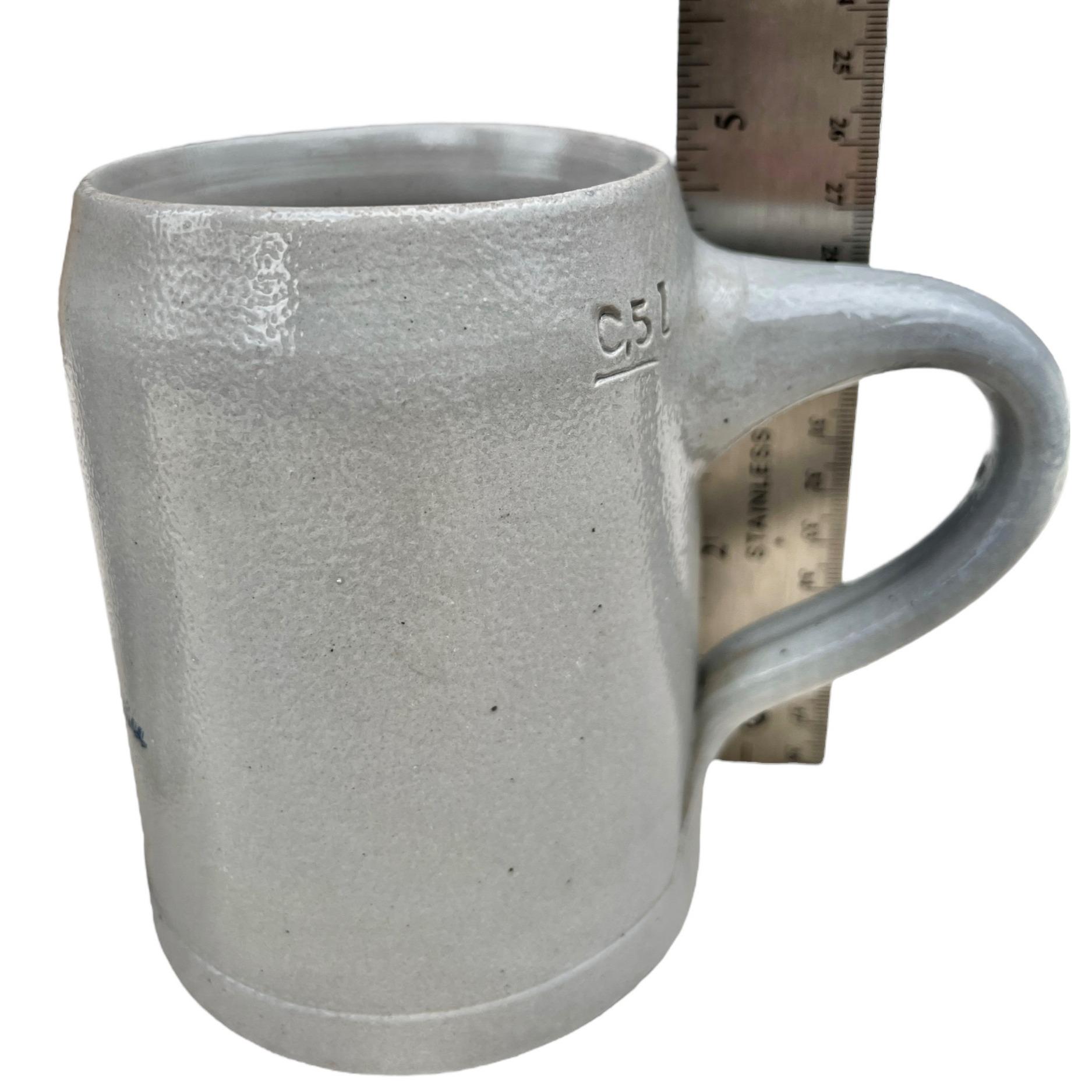 Vintage Bürgerbräu Augsburg Göggingen Beer Stein Mugs Set of 2 0.5L ...