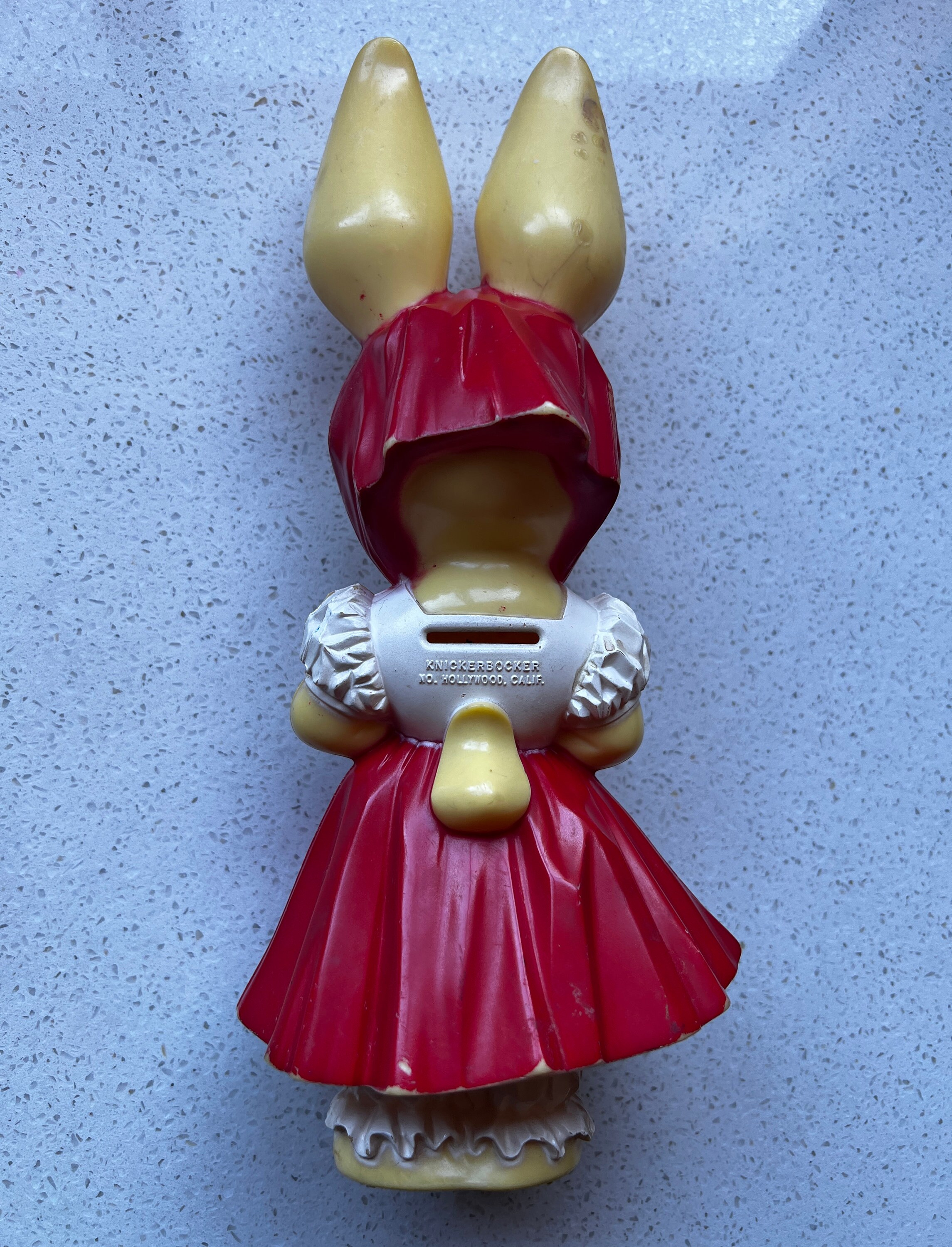 Vintage Knickerbocker Celluloid Bunny Bank Holding Toy Bunny D0 - Etsy