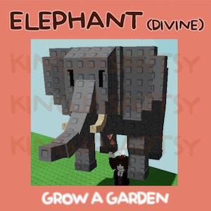 Rainbow Elephant Grow a Garden - Etsy