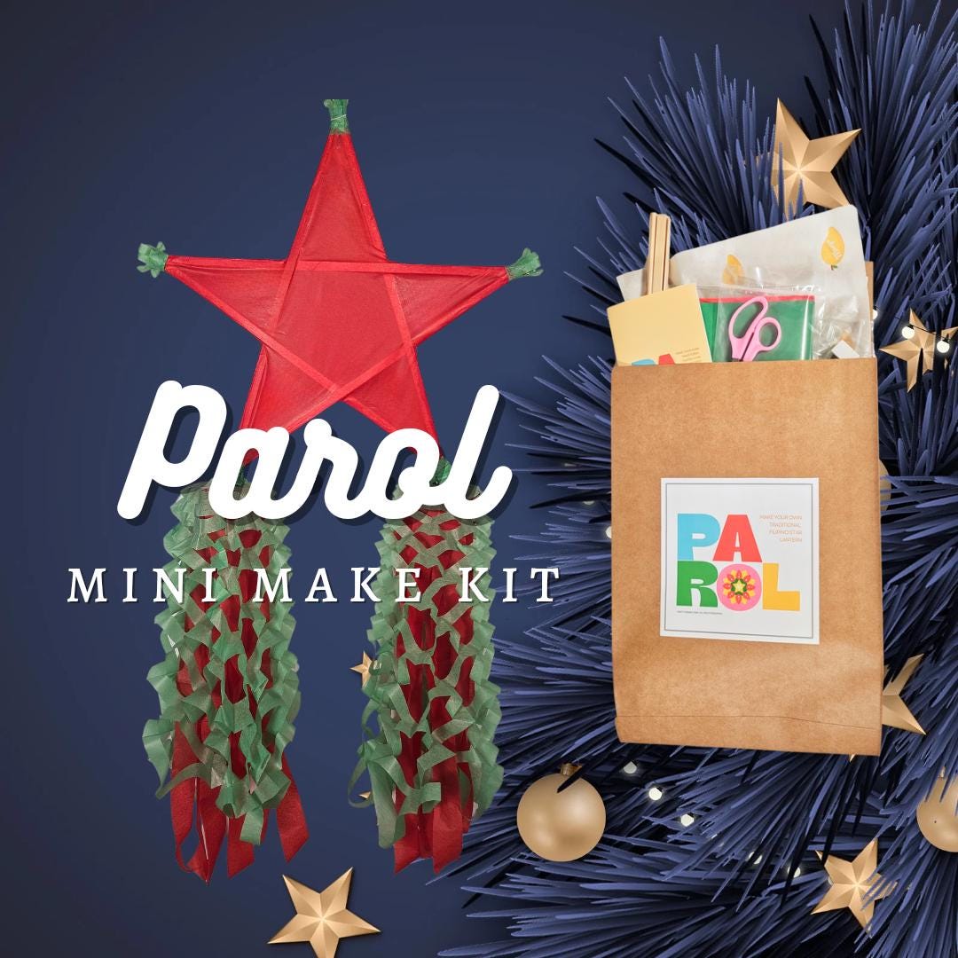 Filipino Parol Craft Kit: Christmas Star Lantern With Fairy Lights - Etsy