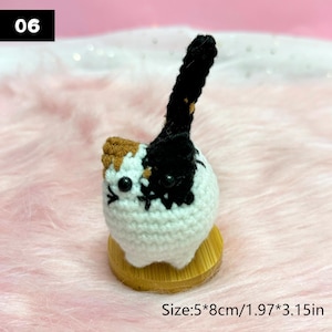Handmade Mini Crochet Amigurumi Cat,crochet Cute Cat,crochet Cat ...