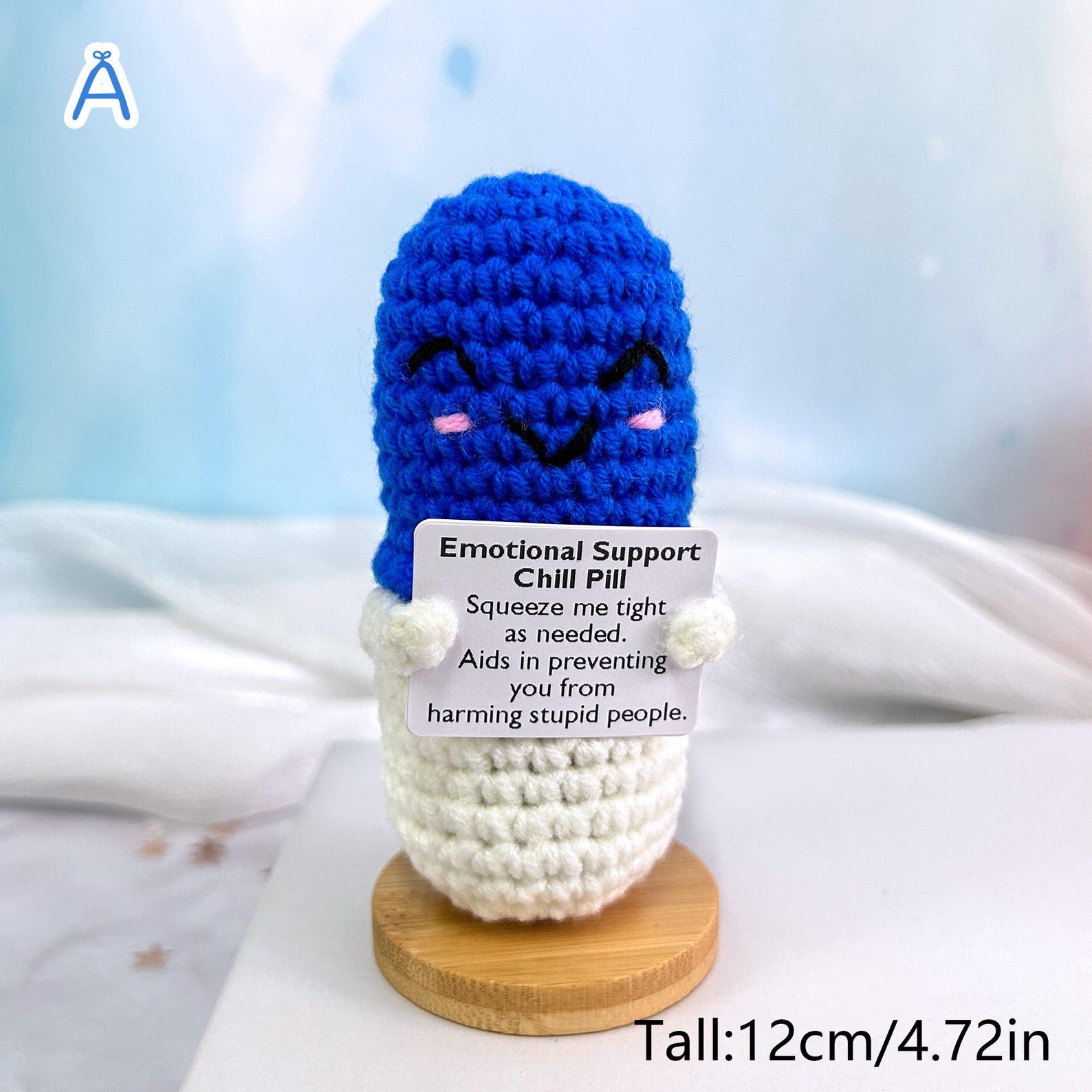 Emotional Support for Trash Cans/bombs/capsules, Hand Crocheted Fire ...