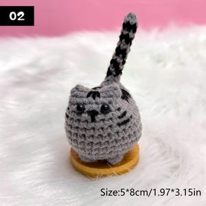 Handmade Mini Crochet Amigurumi Cat,crochet Cute Cat,crochet Cat ...