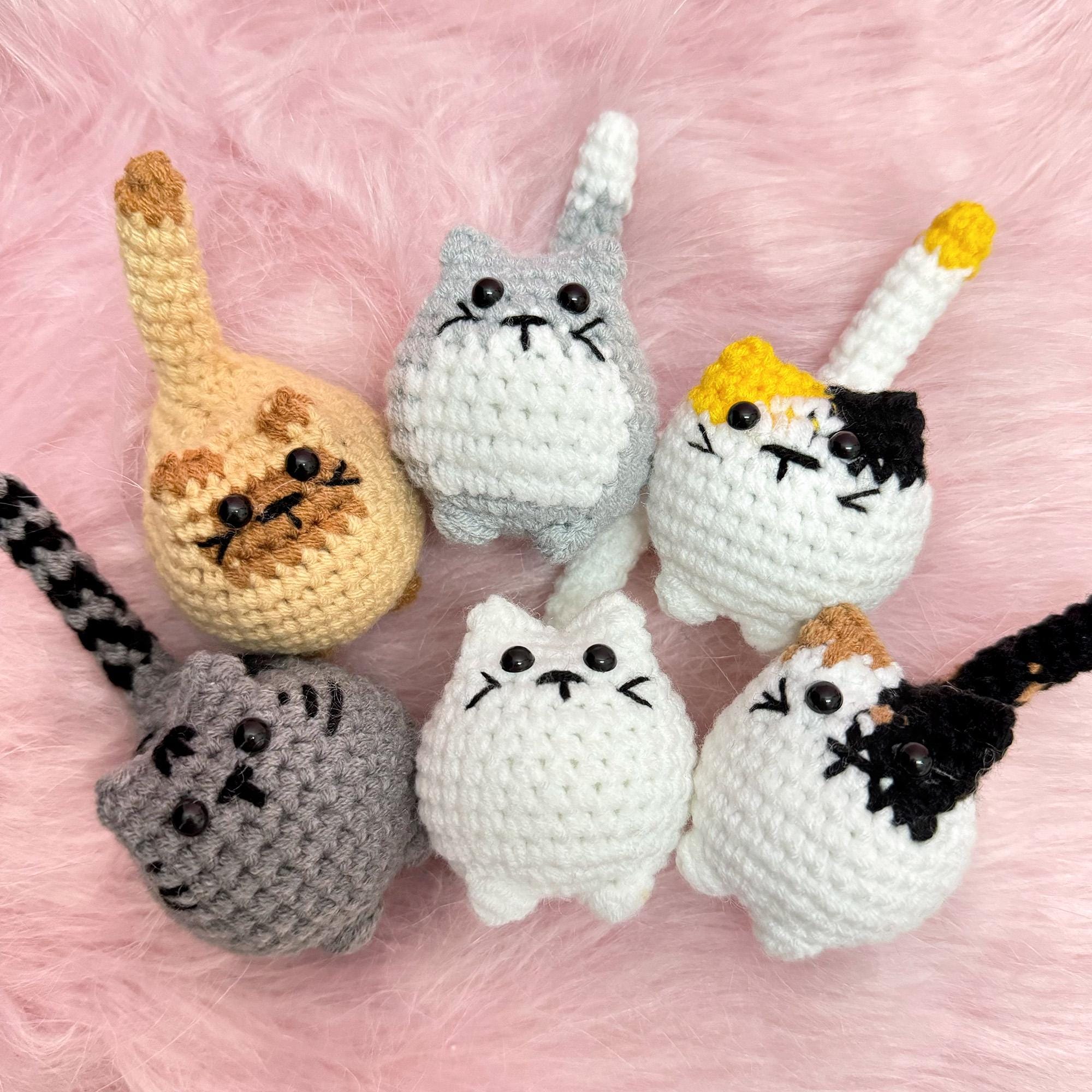 Handmade Mini Crochet Amigurumi Cat,crochet Cute Cat,crochet Cat ...