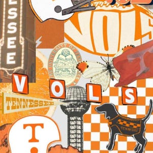 Tennessee Volunteer Game Day Buttons - Etsy