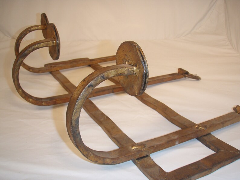 Vintage Antique Rustic Metal Hat Rack | Etsy