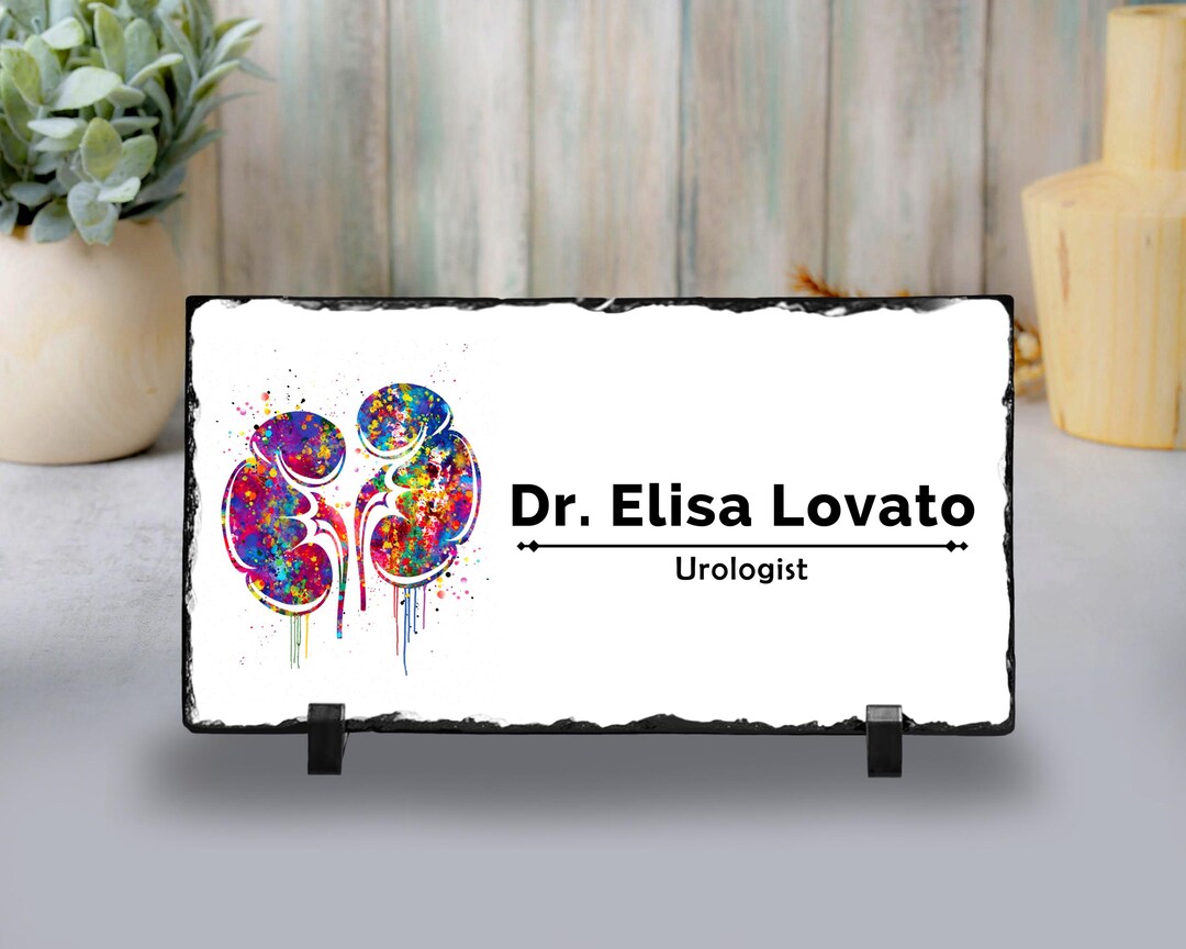 Urologist Desk Sign - Urologist Name Plate - Stone Desktop Name Plate ...