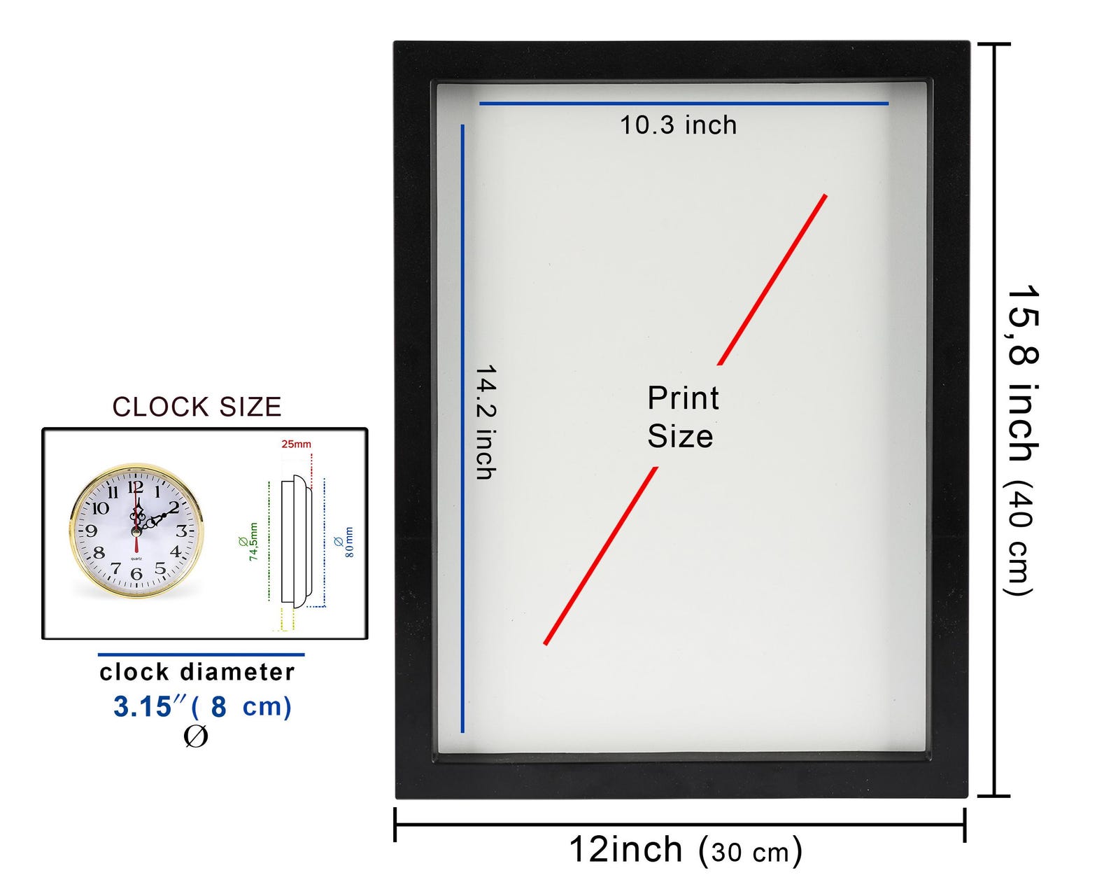 Funny Jesus Framed Clock Decor: Religious Wall Art (12x16 Inches) - Etsy
