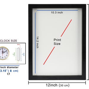 Funny Jesus Framed Clock Decor: Religious Wall Art (12x16 Inches) - Etsy