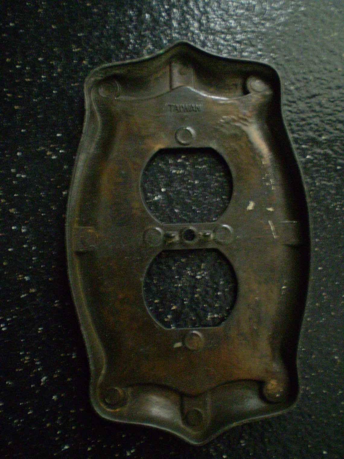 Set of Three Vintage Double Toggle Light Switch Plate and - Etsy