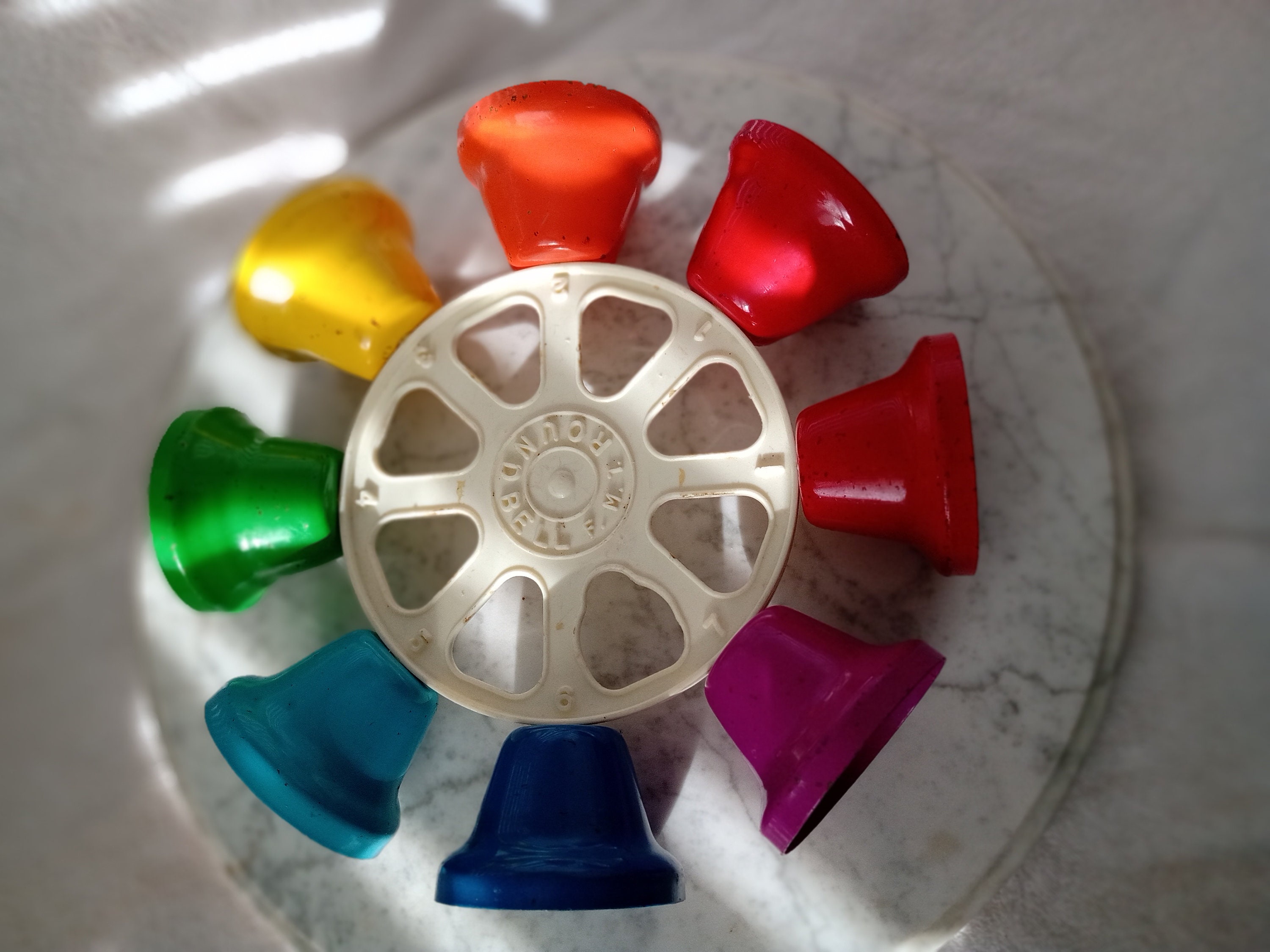 Bell Musical Toy Vintage Bells Vintage FMT Round Bell Musical Toy ...