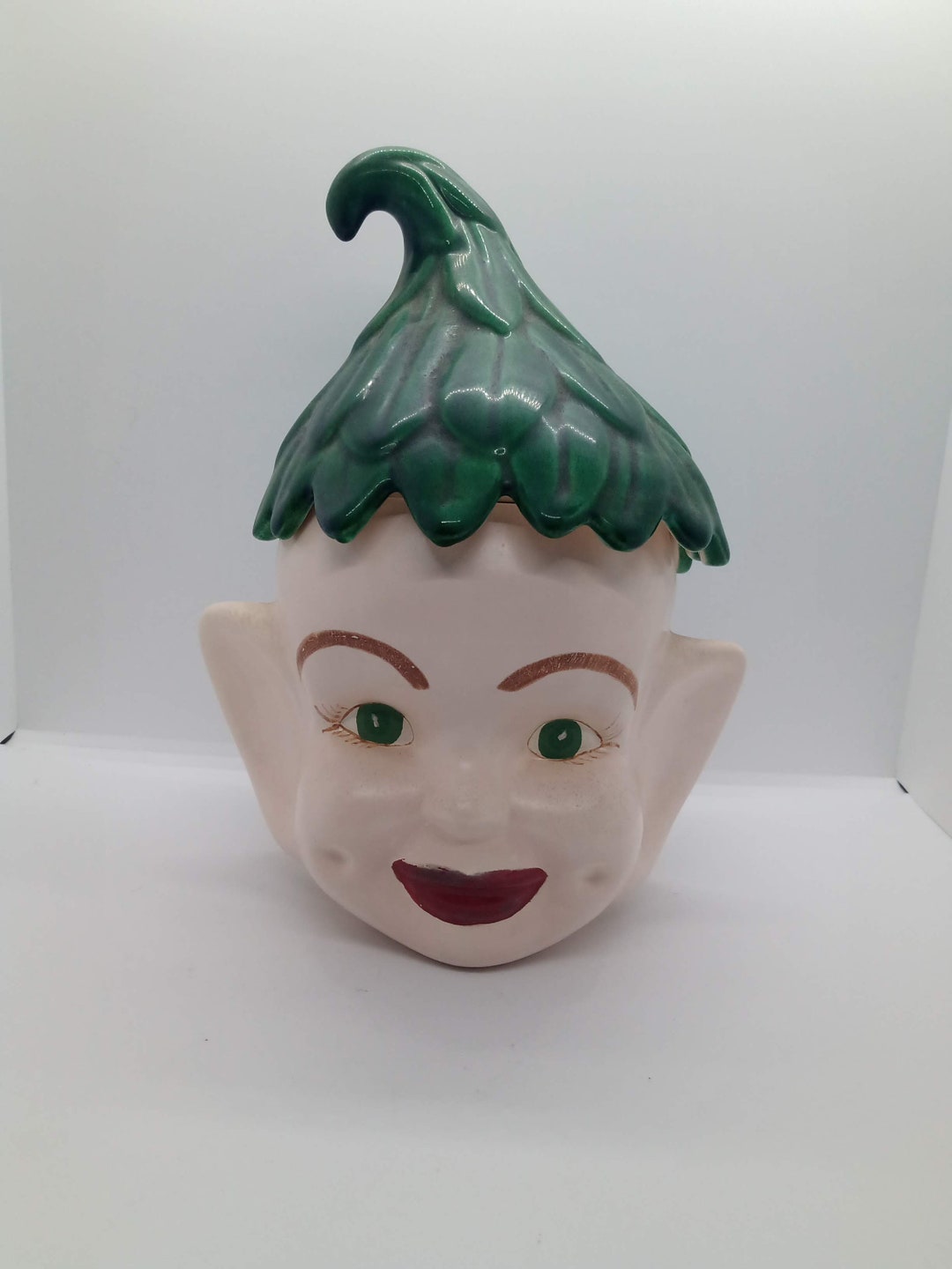 Vintage PIXIE Elf Cookie Jar Rare Vintage Cookie Jar 1960s - Etsy