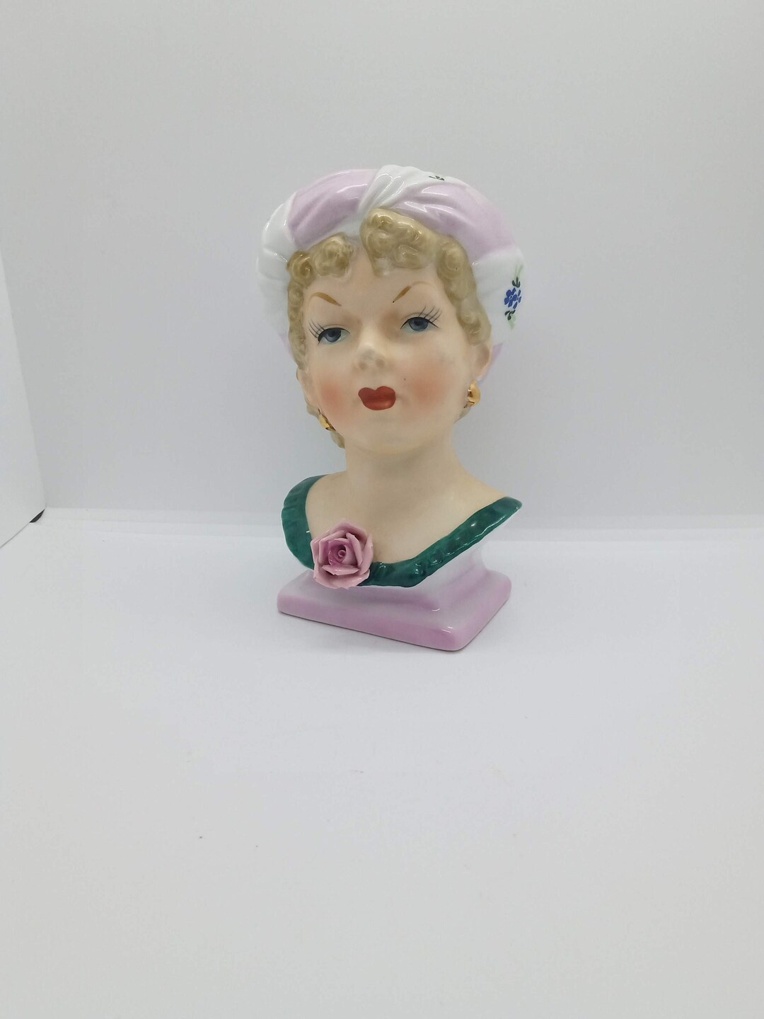 Turban Vintage Lady Head Vase Napco Collectible - Etsy Canada