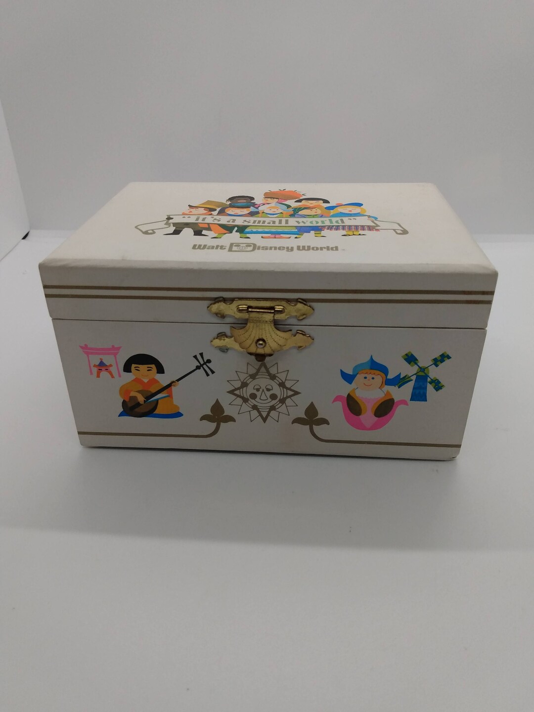 Vintage Jewelry Box Music Box 1960s Disney World its A - Etsy