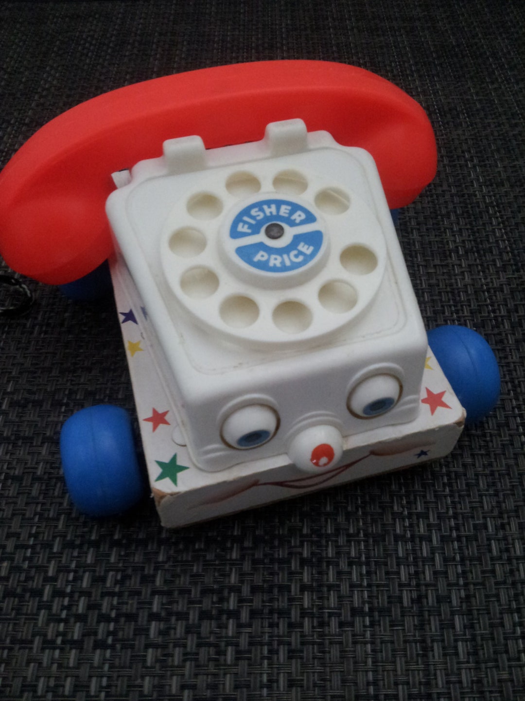 Vintage Fisher Price PHONE 1961 Vintage Chatter Chime Pull Toy - Etsy