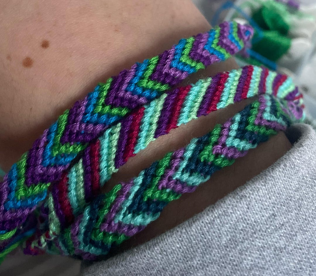 Friendship Bracelet Trio - Etsy