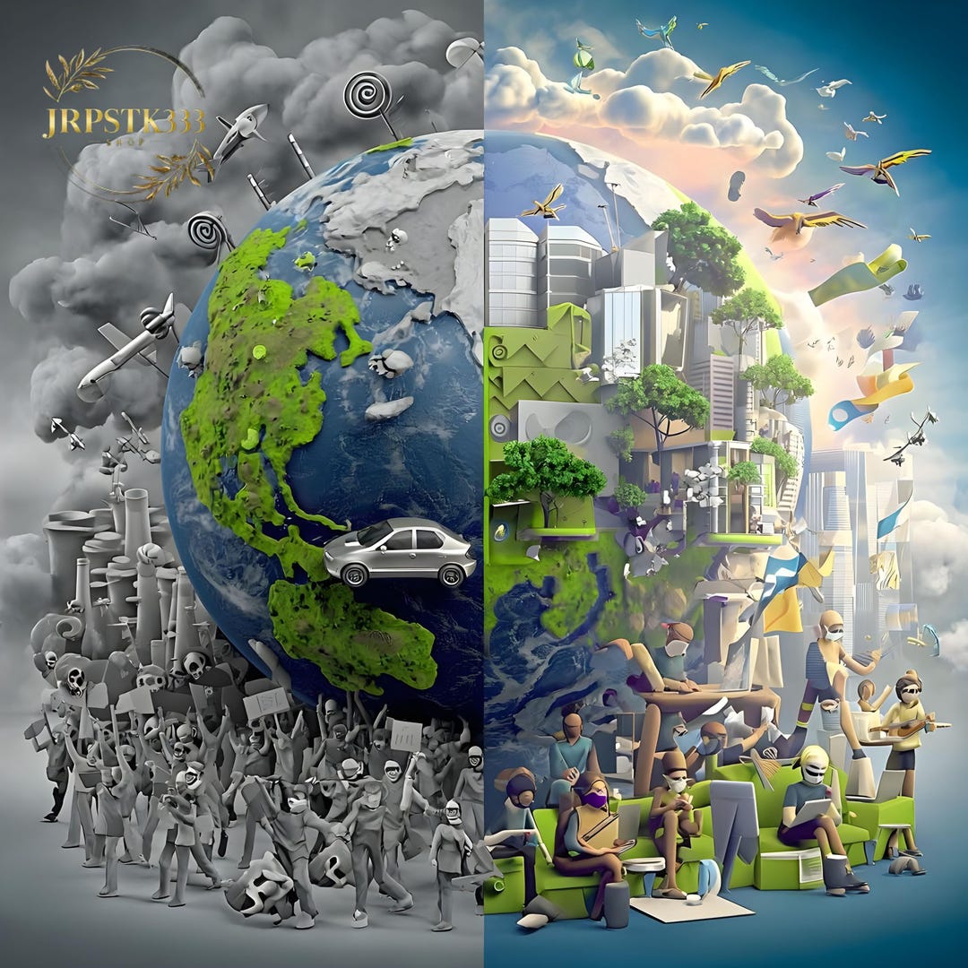 Dual Realities Societys Light and Shadow Illusions of Progress Society ...