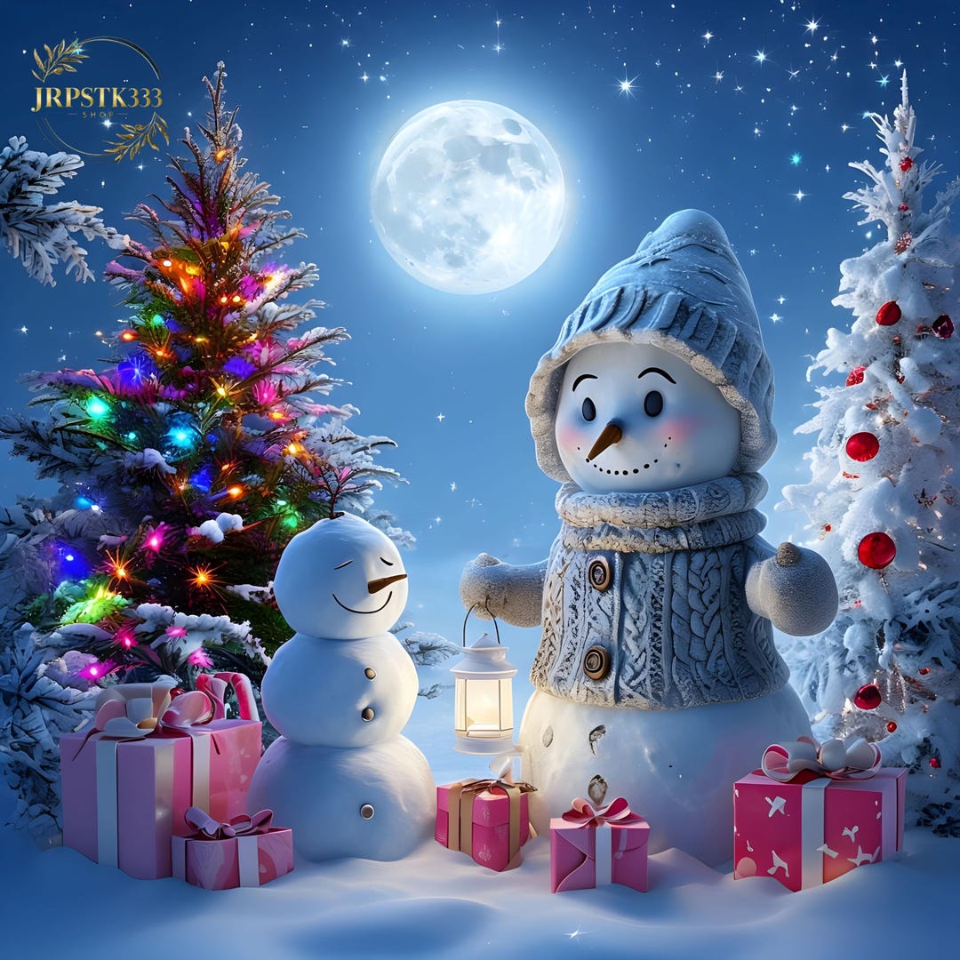 12 Designs 7 Size Christmas Printable Artwork Clipart High Quality JPG ...