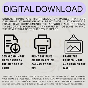 Deer Printable Wall Art, Deer Digital Prints PNG, Deer Poster, Digital ...