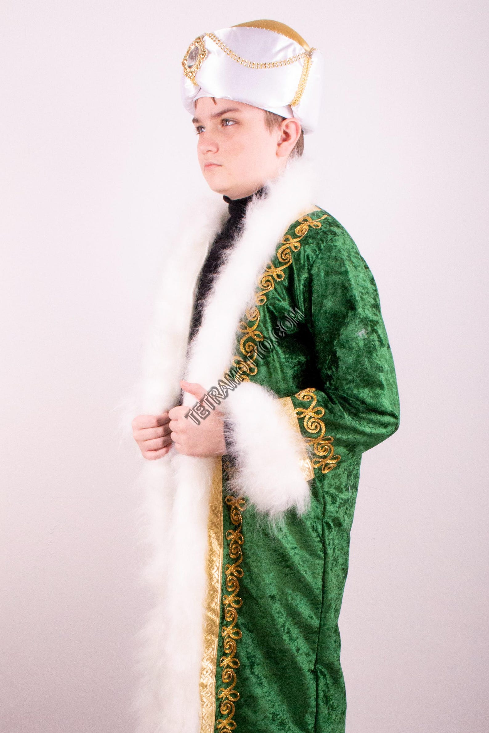 Green Ottoman Sultan Costume Child Boy Costume for Kids - Etsy