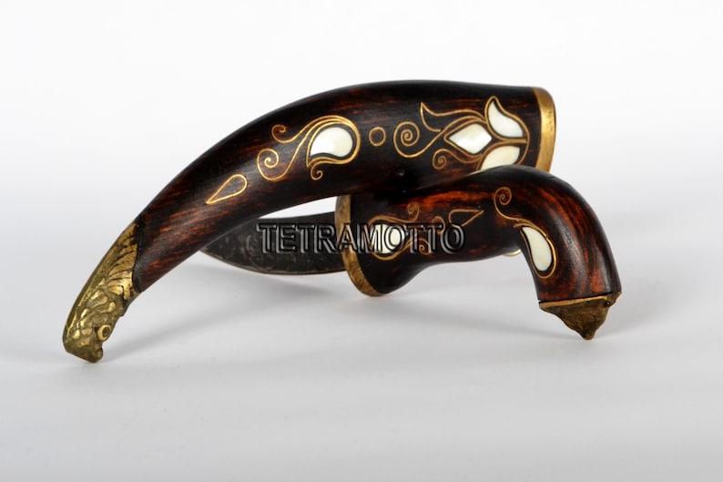 Ottoman Hancer Short Curved Dagger From Turkey Turkish Decor Historical ...