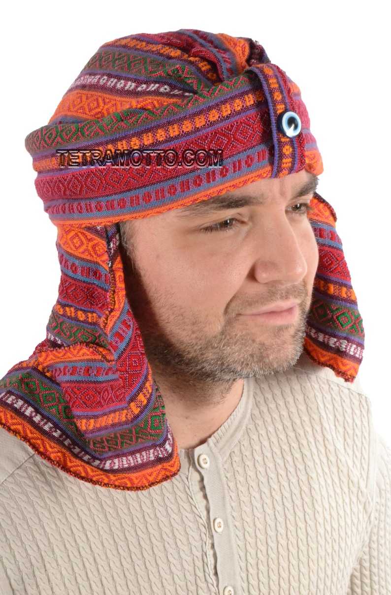 RED Hat Ottoman Medieval Historical Costume Turban Arabic Cap Gift Cap ...
