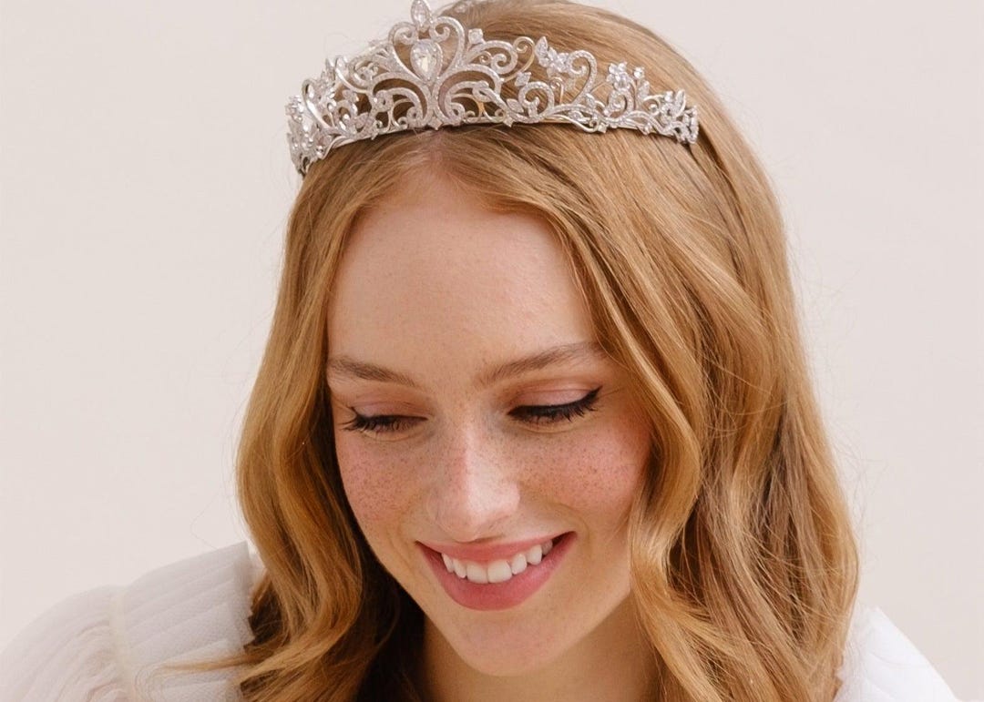 Bridal Crown, Wedding Crown, Crown, Bridal Tiara, Swarovski Tiara ...