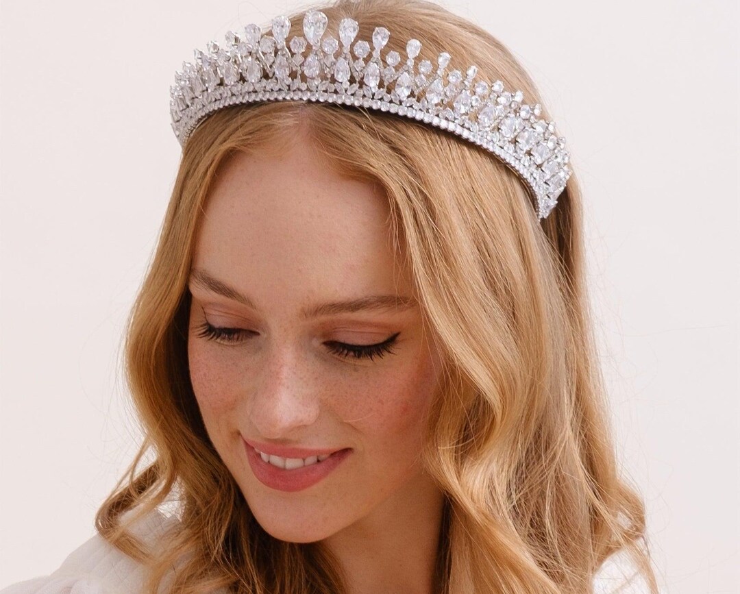 Bridal Crown, Wedding Crown, Crown, Bridal Tiara, Swarovski Tiara ...