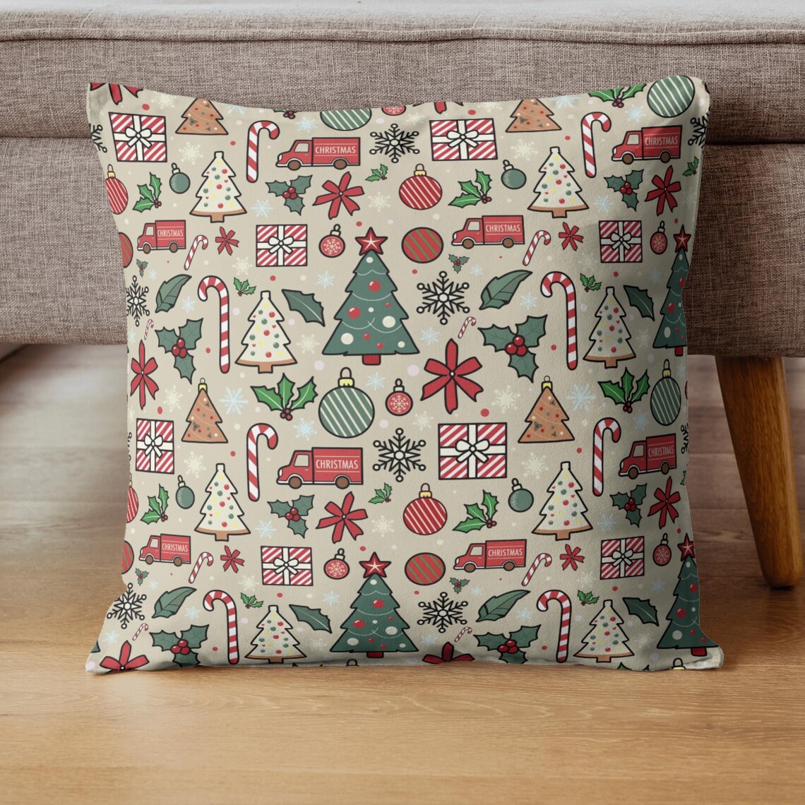 Christmas Pattern - Festive Holiday Seamless Digital Designs for Crafts ...