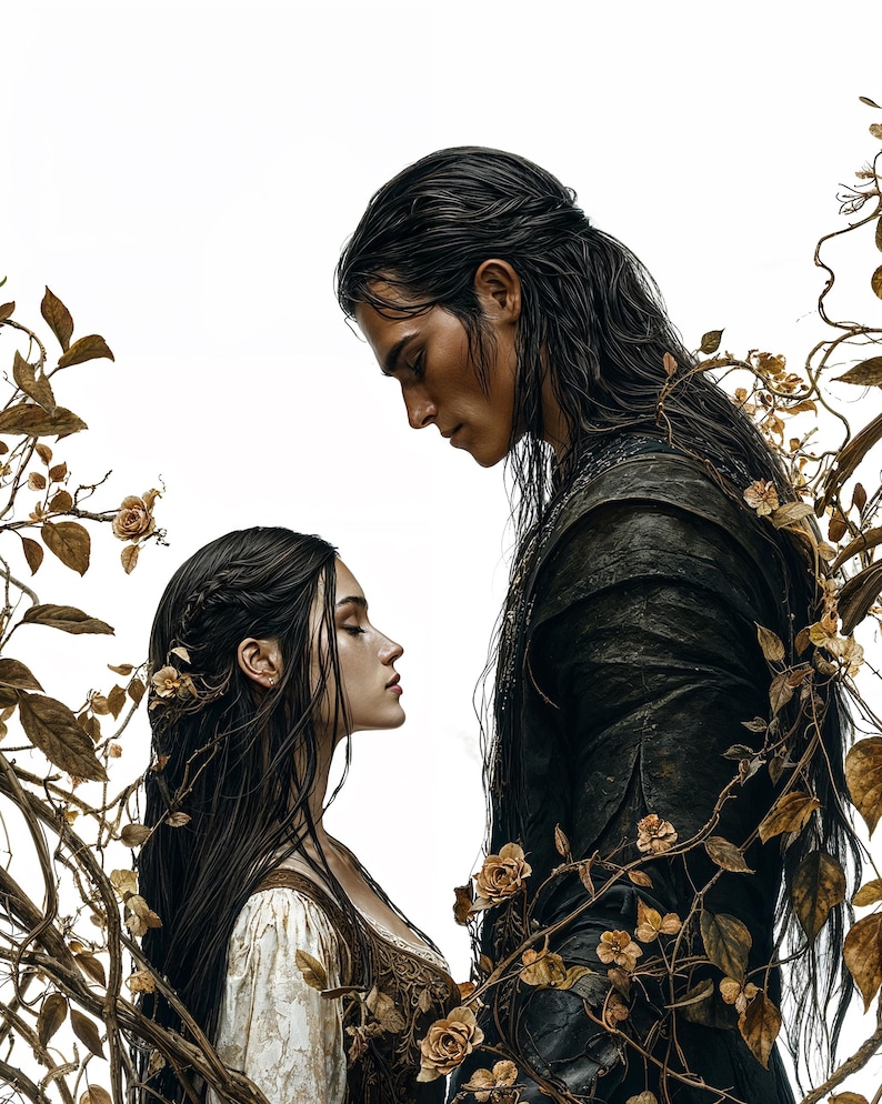 Lorcan and Elide | Throne of Glass - Etsy