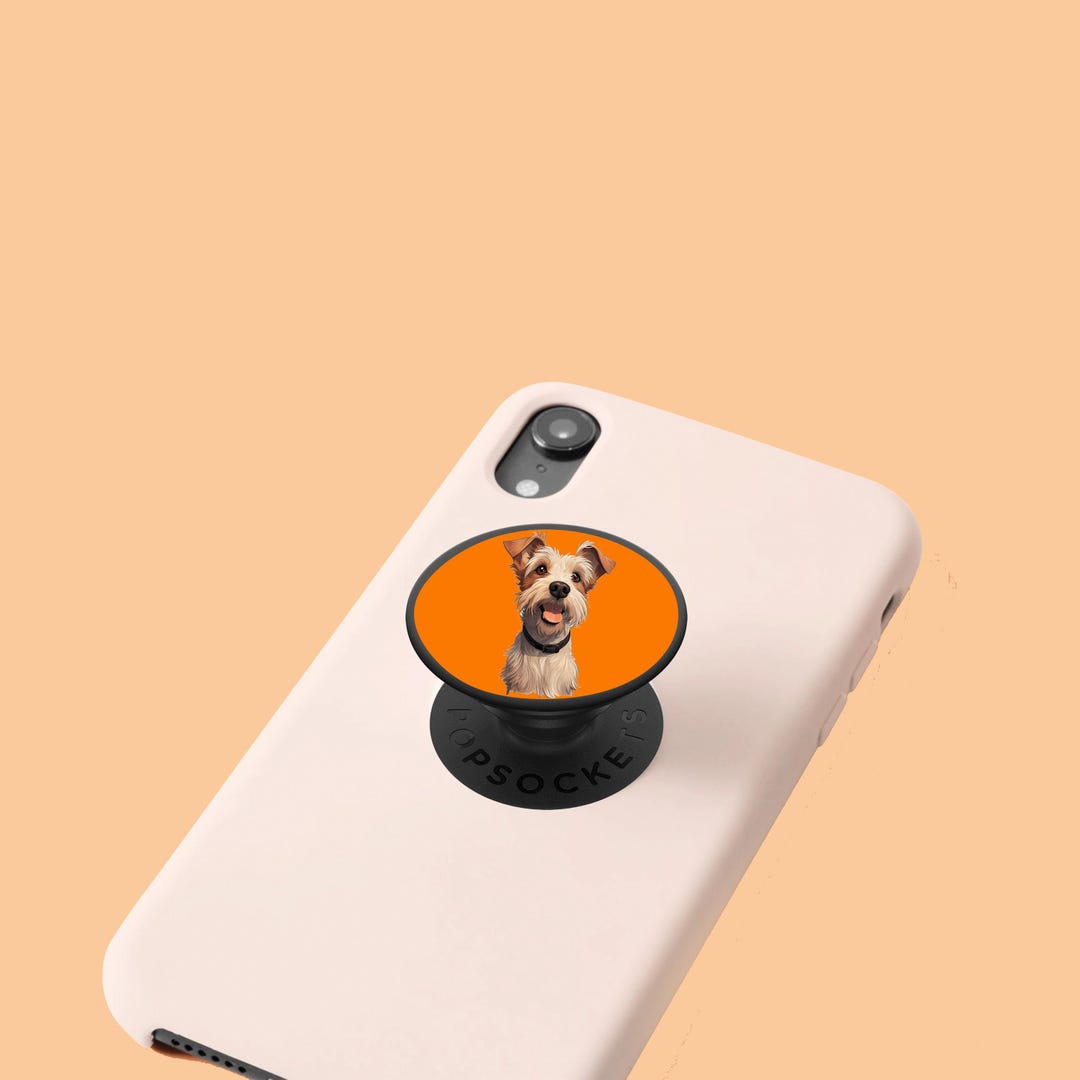 Popsocket With Dog Design, Cell Phone Grip With Image of Pets and Their ...