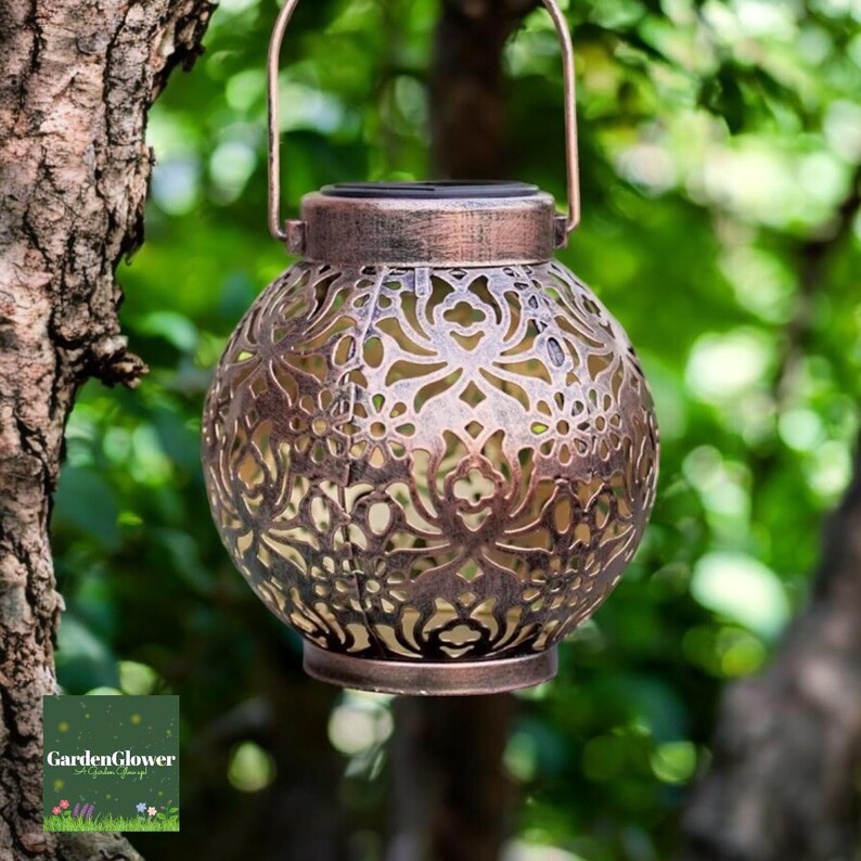 Garden Lantern Outdoor Hanging LED Lamp Garden Decoration Lamp ...