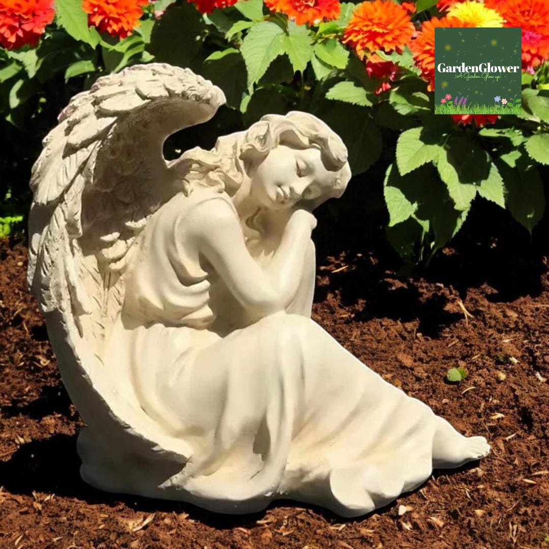 Angel Garden Statue for Garden Decoration Ornament for Courtyard ...