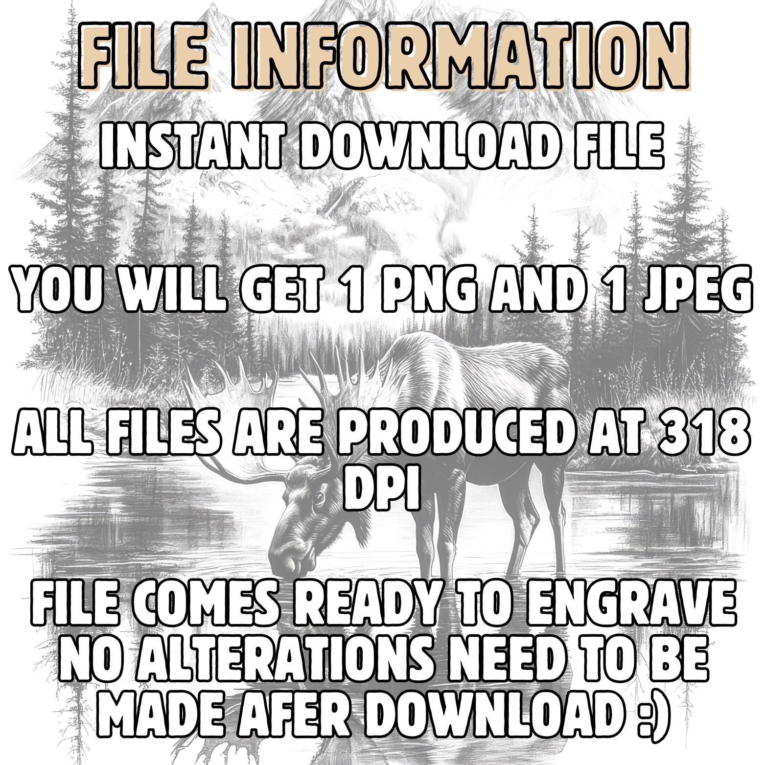 Highland Cow Laser Engraving File, Ready to Engrave PNG & JPEG ...