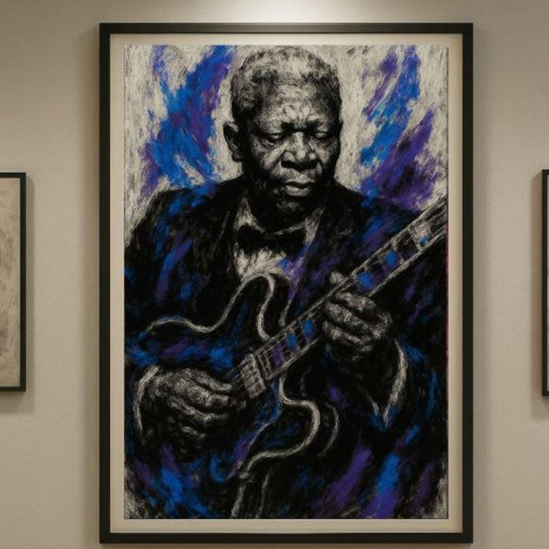 Bb King Art - Etsy