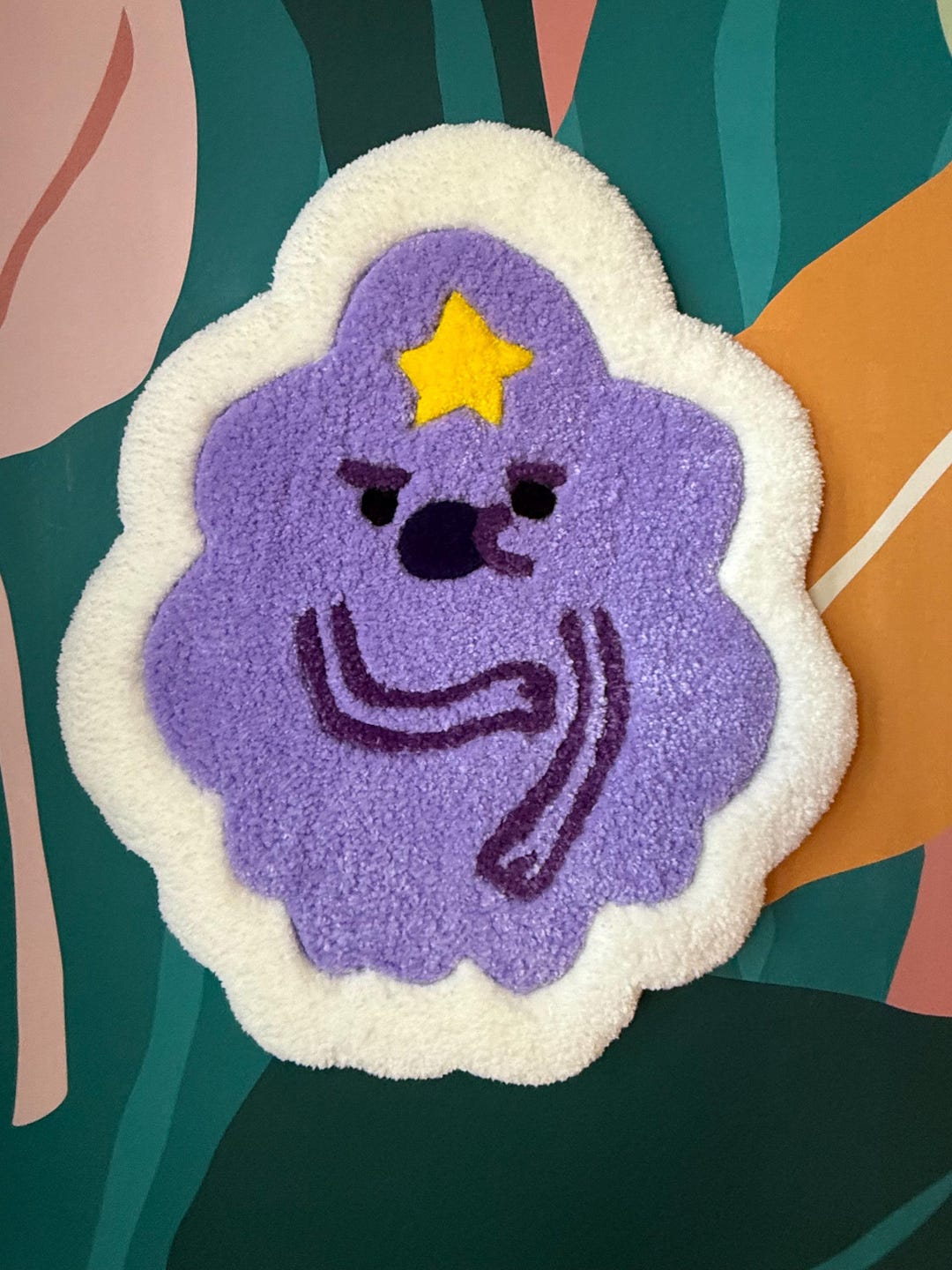 Lumpy Space Princess Adventure Time Cartoon Character Tufted Rug Quirky ...