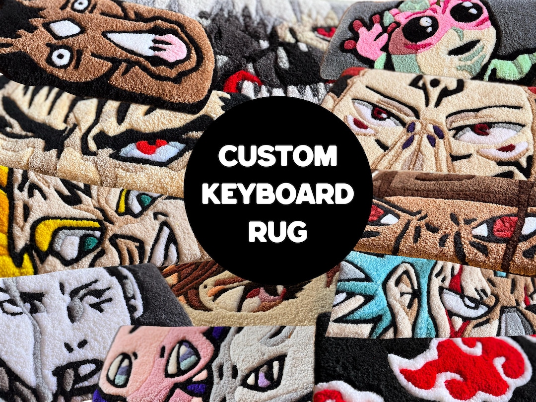 Tufted Keyboard Rug: Personalized Handmade Customizable Design (various ...