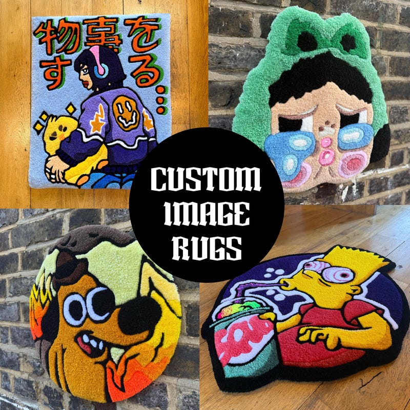 Cool Small Handmade Rug - Etsy UK