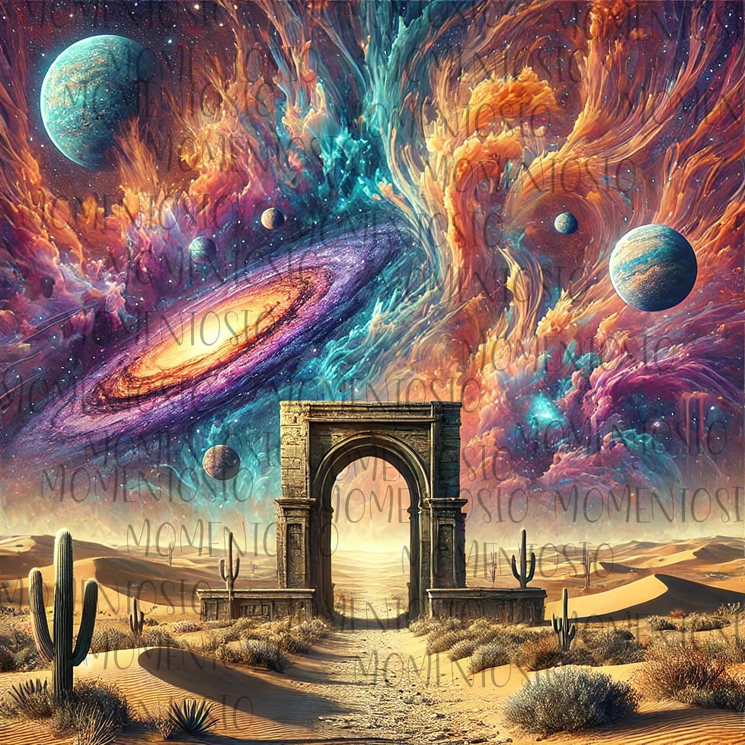 Gates of the Universe: A Timeless Passage High-quality Image Available ...