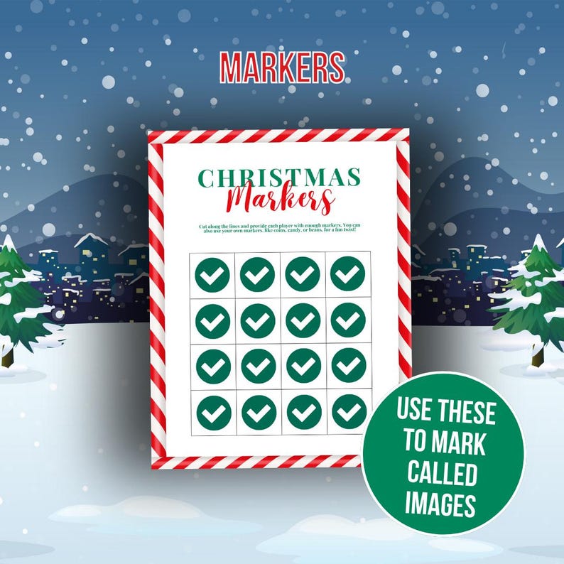 Christmas Bingo, 90 Printable Christmas Bingo Cards, Xmas Family Games ...